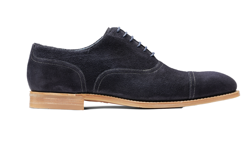 Pullman - Navy Suede | Barker Shoes Rest of World