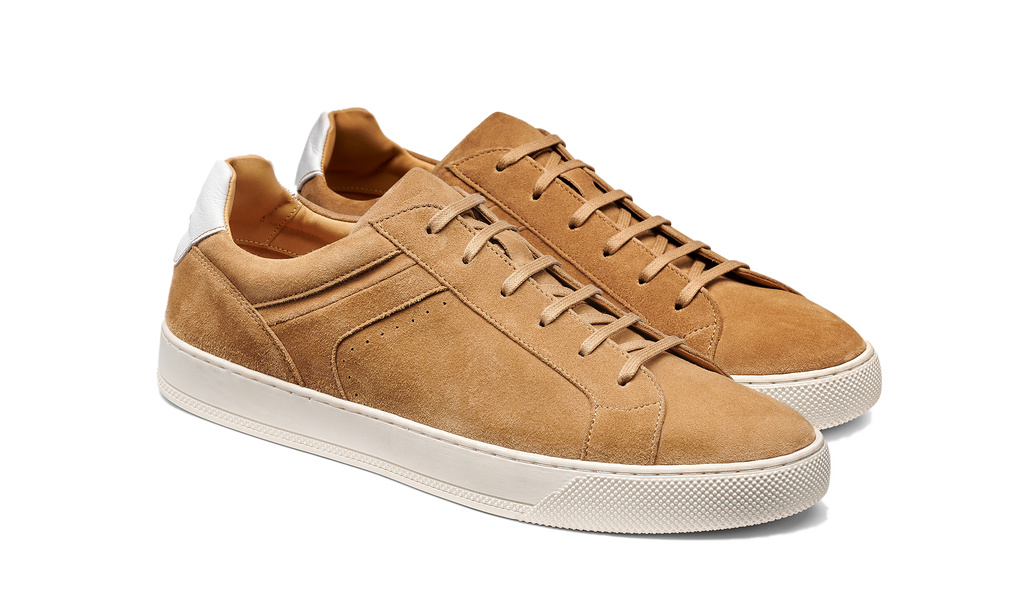 Skylar - Copper Suede White Tab | Barker Shoes Rest of World