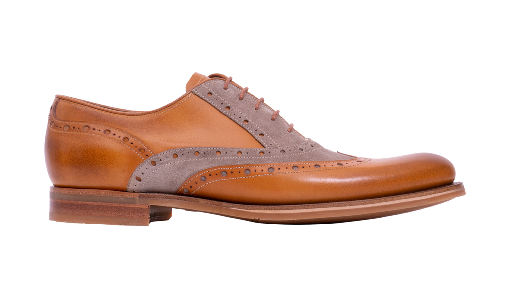 Abingdon - Cedar Calf/Parchment Suede | Barker Shoes Rest of World