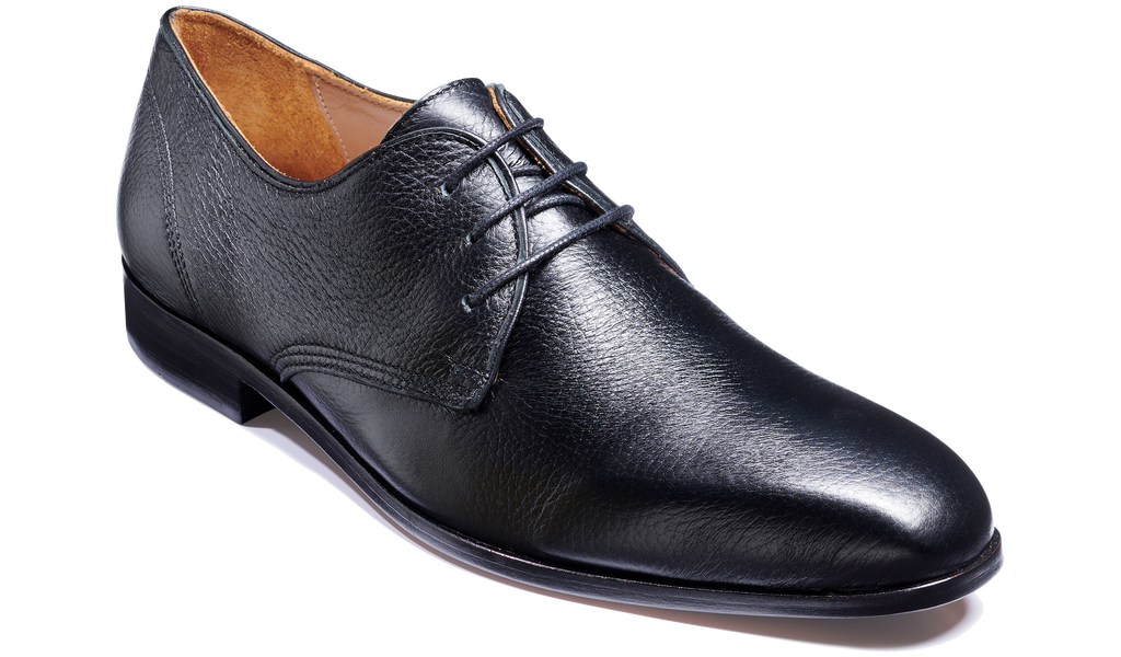 Andrea - Black Deerskin | Barker Shoes Rest of World