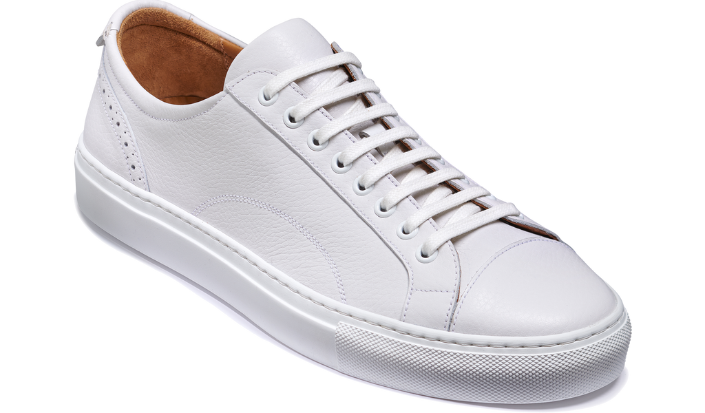 Bert - White Grain | Barker Shoes Rest of World