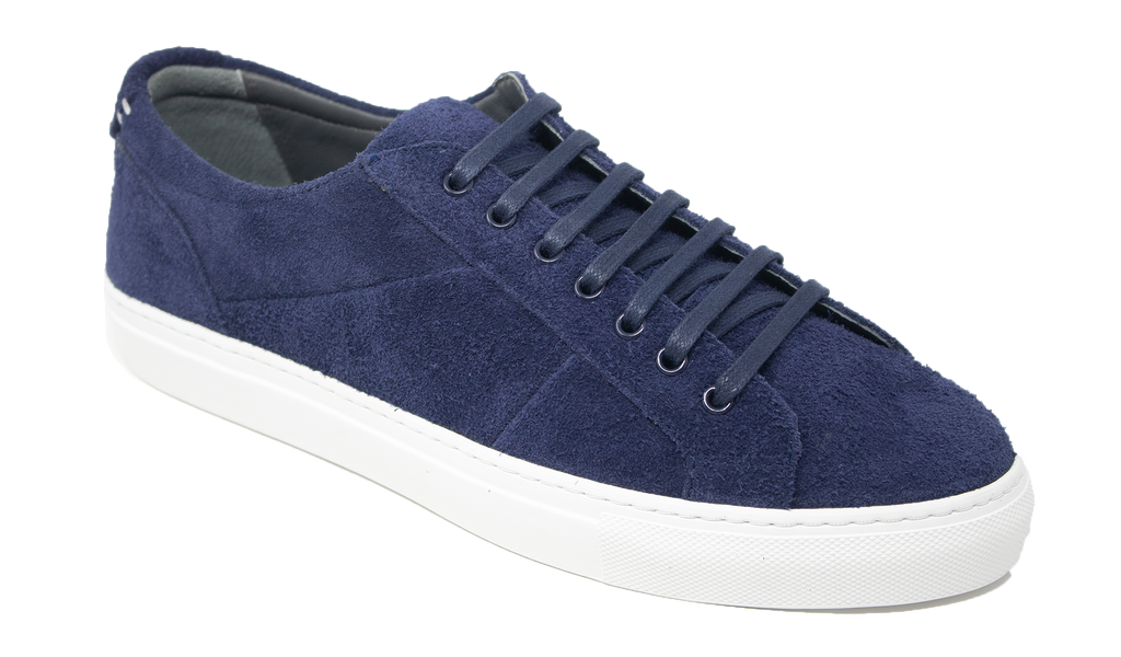 Archie - Military Navy Suede | Barker Shoes Rest of World